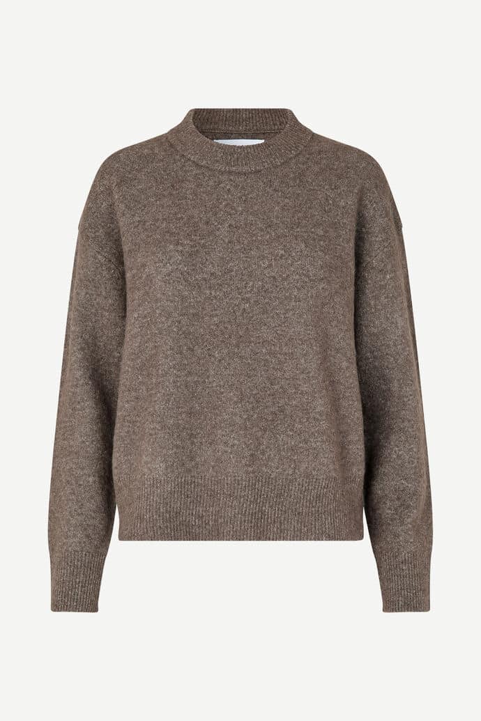 Buy Samsoe & Samsoe Anour O-neck Major Brown - Scandinavian Buy Samsoe & Samsoe Anour O-neck Major Brown - Scandinavian